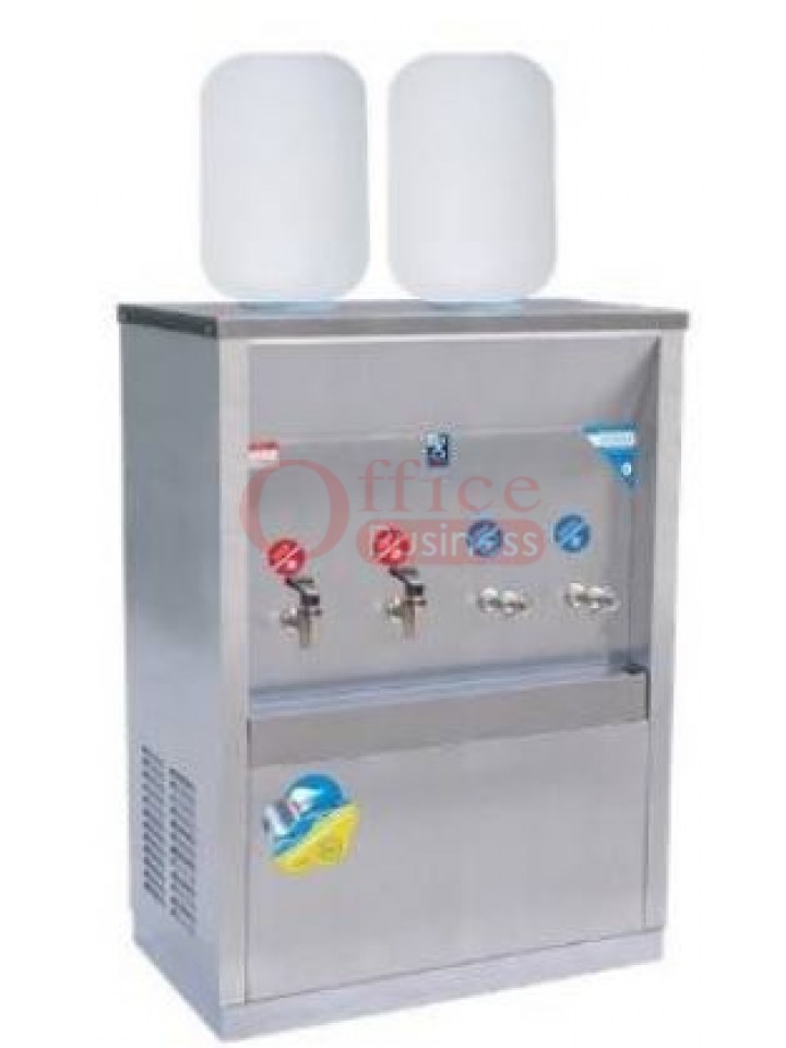 Maxcool ตู้น้ำร้อน-น้ำเย็นสแตนเลส 4 ก๊อก แบบถังคว่ำ 2 ถัง รุ่น MCH-4PW(H2C2) อุปกรณ์เครื่องใช้ ...